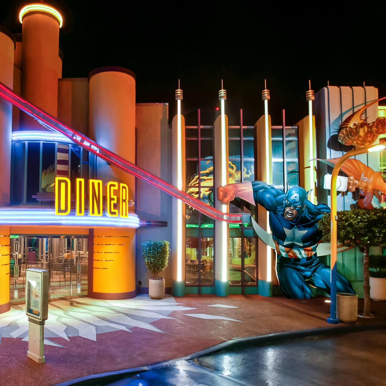 Captain America Diner® | Universal's Islands of Adventure™