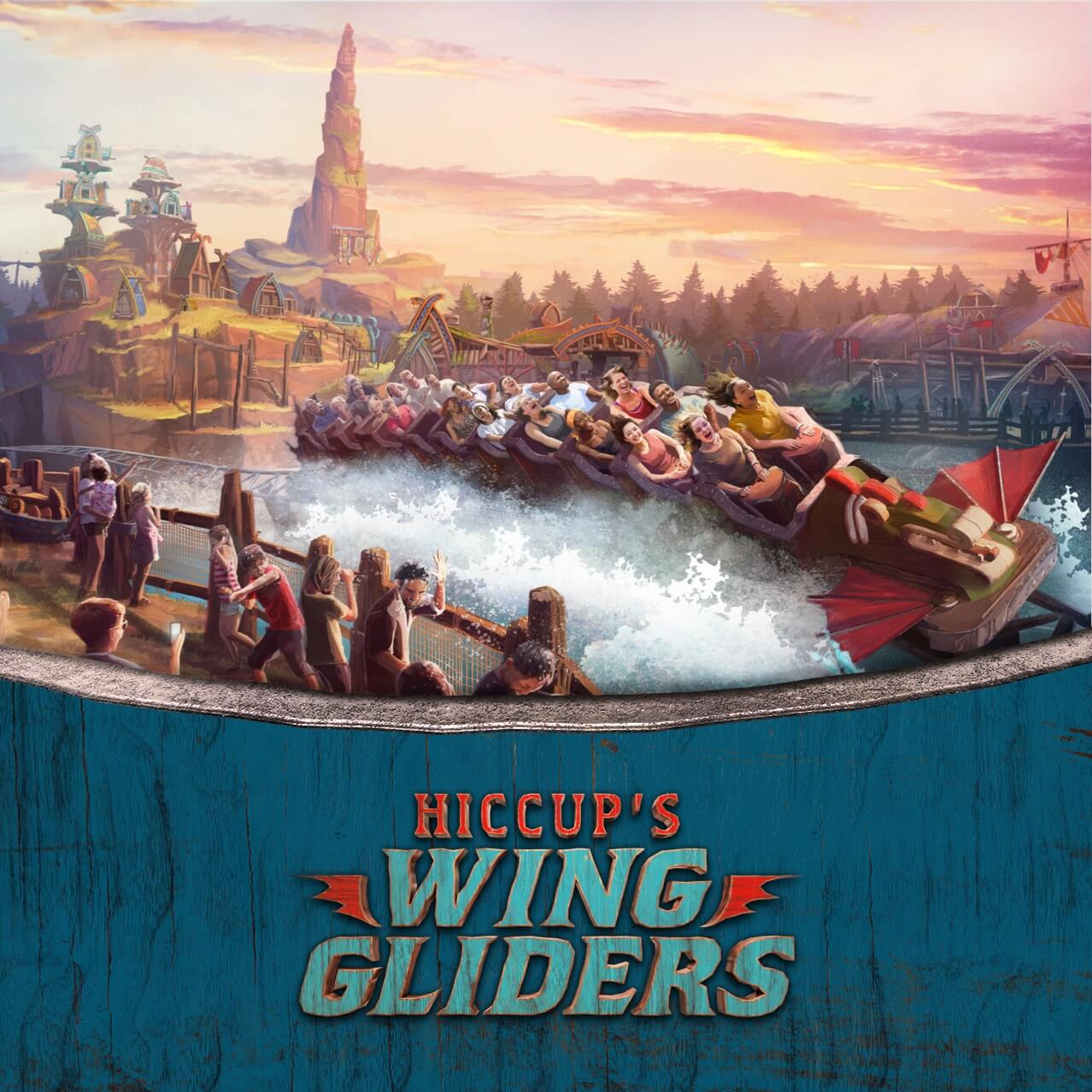 Hiccup's Wing Gliders | Epic Universe | Universal Orlando Resort